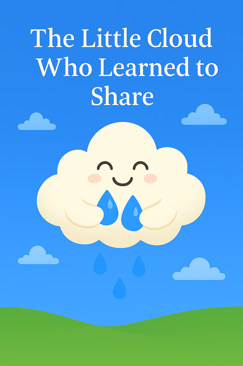 The Little Cloud Who Learned To Share - Kids story book