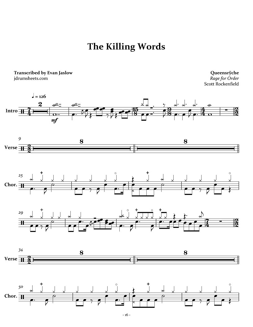 Queensrÿche - The Killing Words