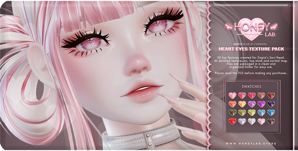 Heart Eyes Texture Pack (Savi Head)