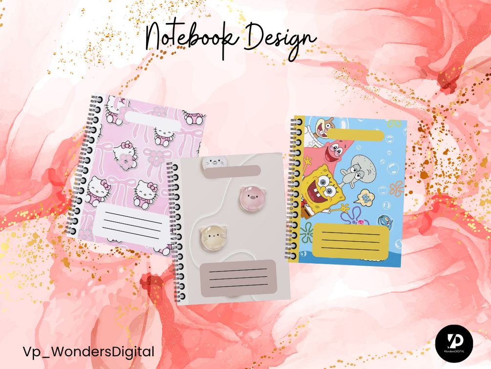 Cute Digital Notebook Design