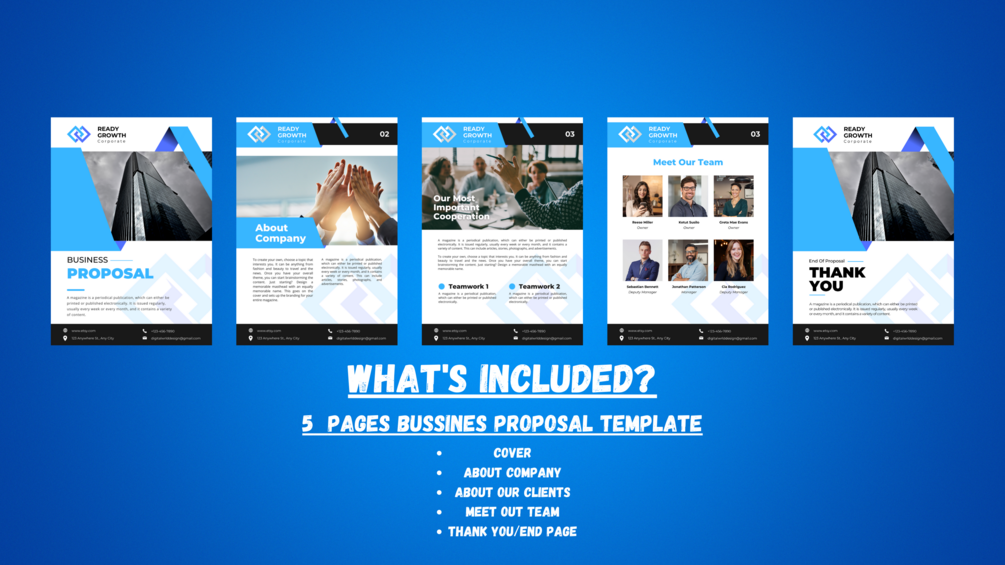 Business Proposal Professional Template: Efficient and Customizable