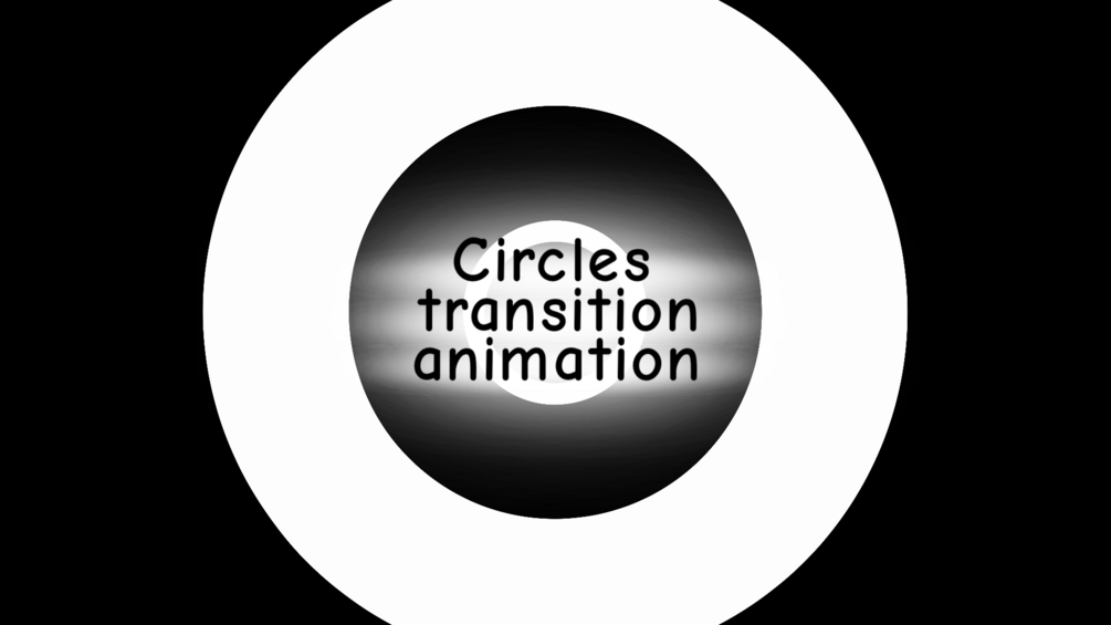 Circles transition animation