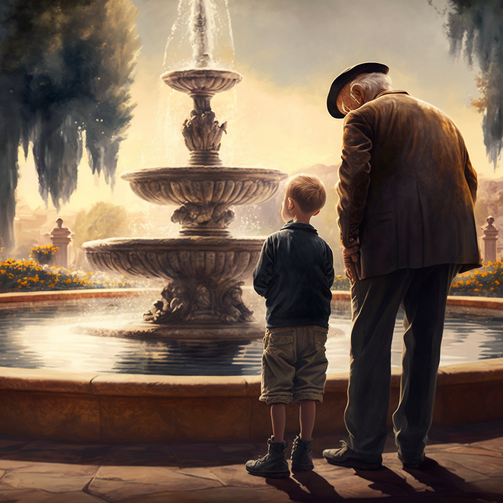 The Garden with Grandpa