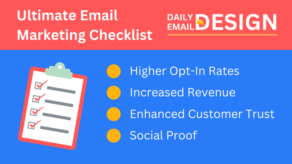 The Ultimate Email Marketing Checklist (2024)