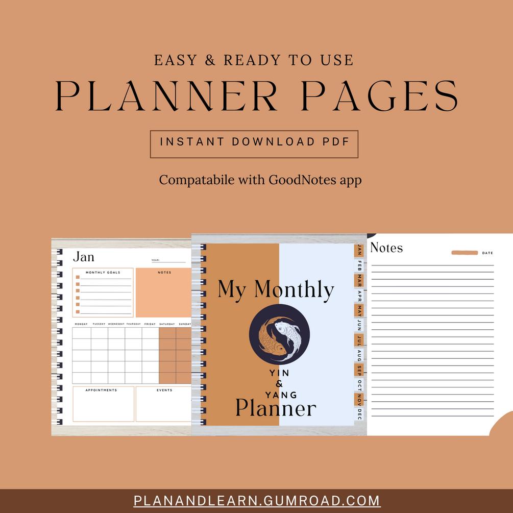 Zen Circle Undated Planner