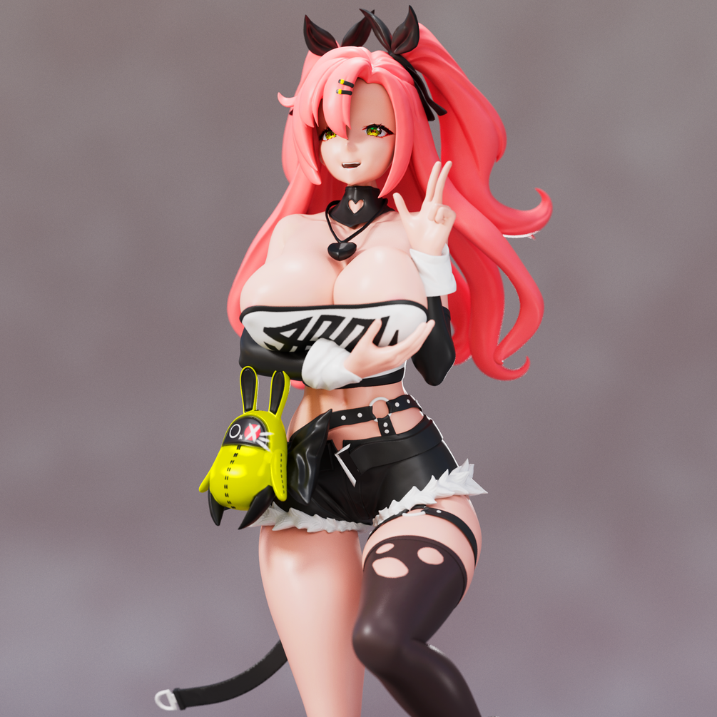 Nicole Zenless Zero Figure - 3D Print