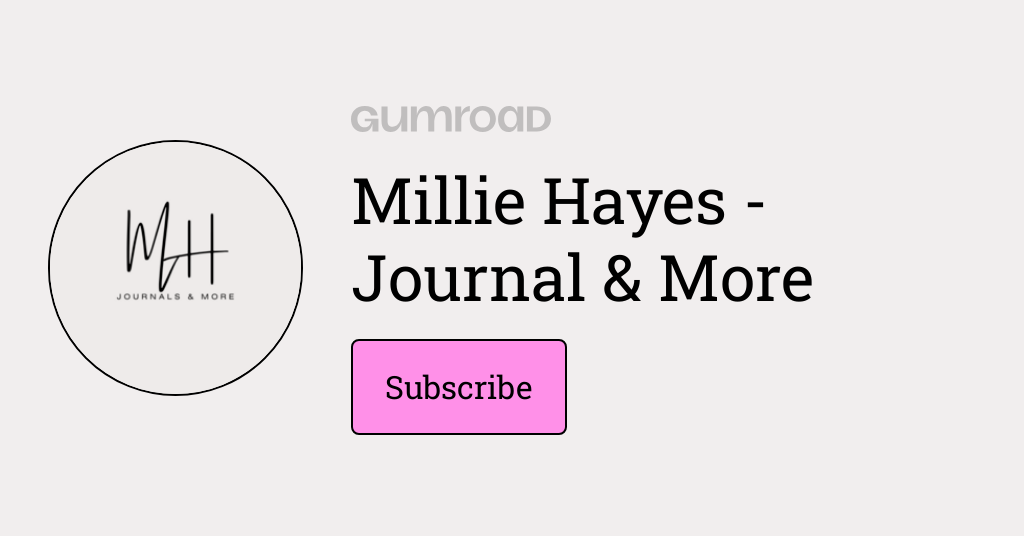 Millie Hayes - Journal & More