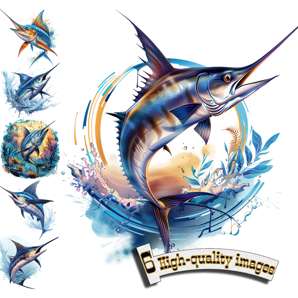 6 Images - Marlin Fish Clipart, Marlin fish Clipart PNG, Fishing ...