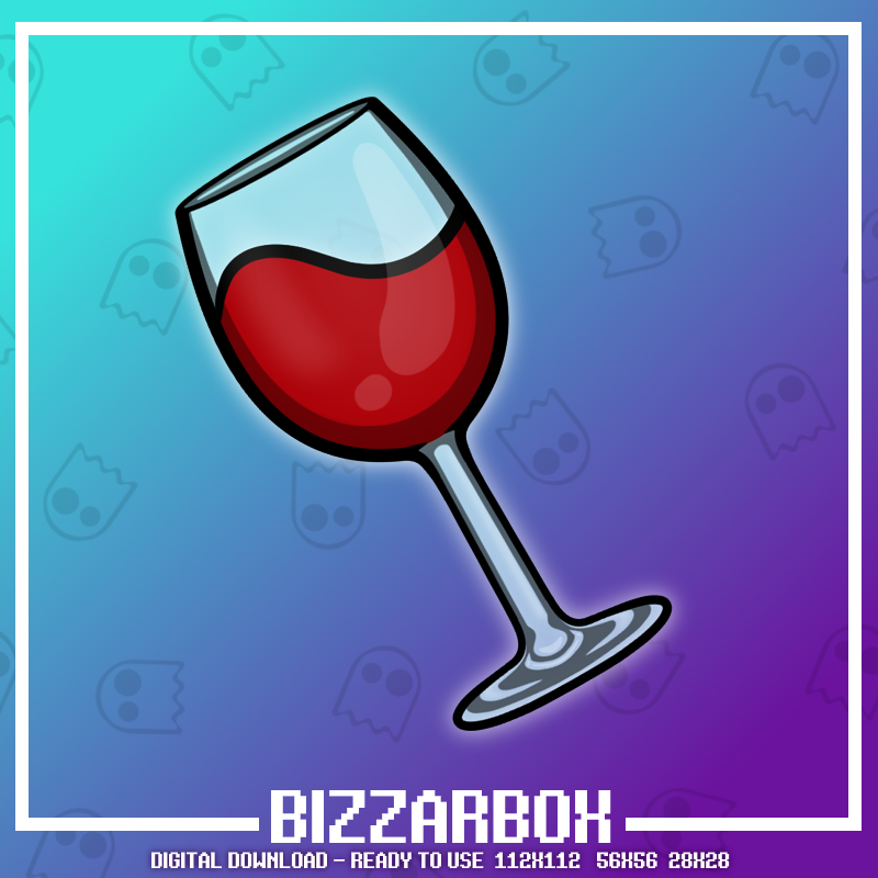 Streamer Channel Point Emote: Hydrate Wine Red