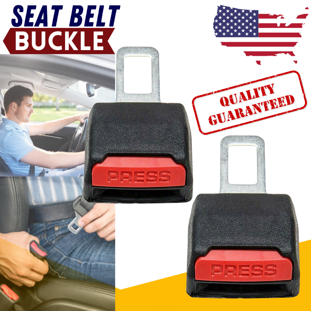 Seat Belt Buckle Extension Extender Plug Clip Auto Alarm Stopper Seat ...