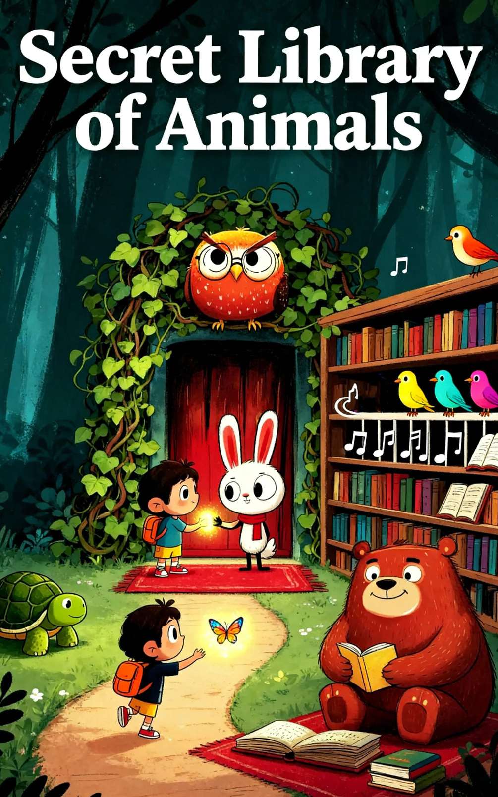 Secret Library of Animals: A Magical Children’s Book About Forest ...