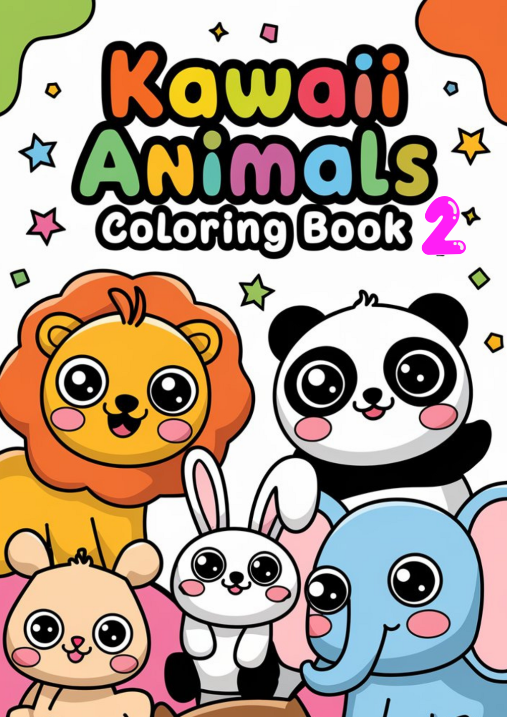 Kawaii Animal Friends 2 – 25 Coloring Pages for Kids