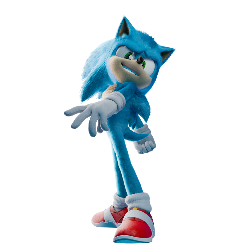 [.blend] Sonic Movie Rig V3 - Sonic Movie 3