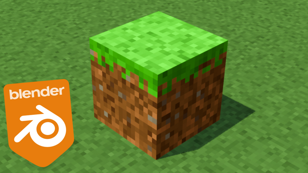 Blender Mincraft Grass Block Shader Final File