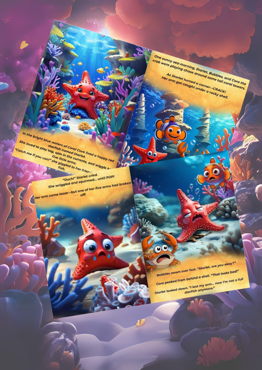 (CraftSam) Starlet, the Starfish’s Amazing Arm! [Storybook]