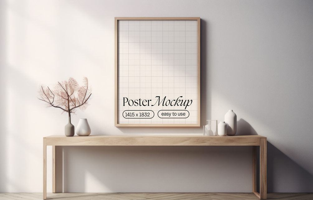 Aesthetic Poster Mockup / #501