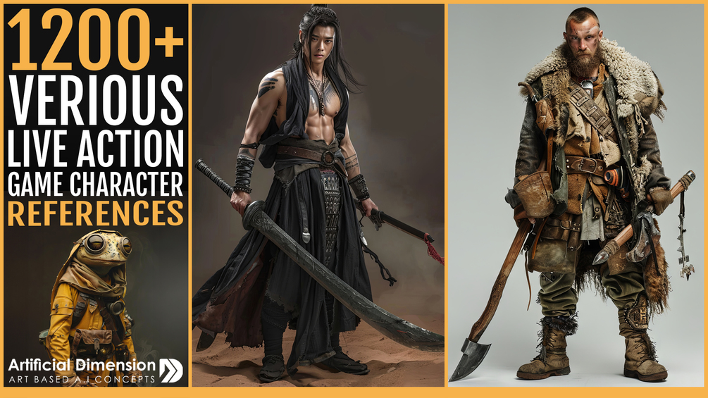 1200 Various Live Action game Characters