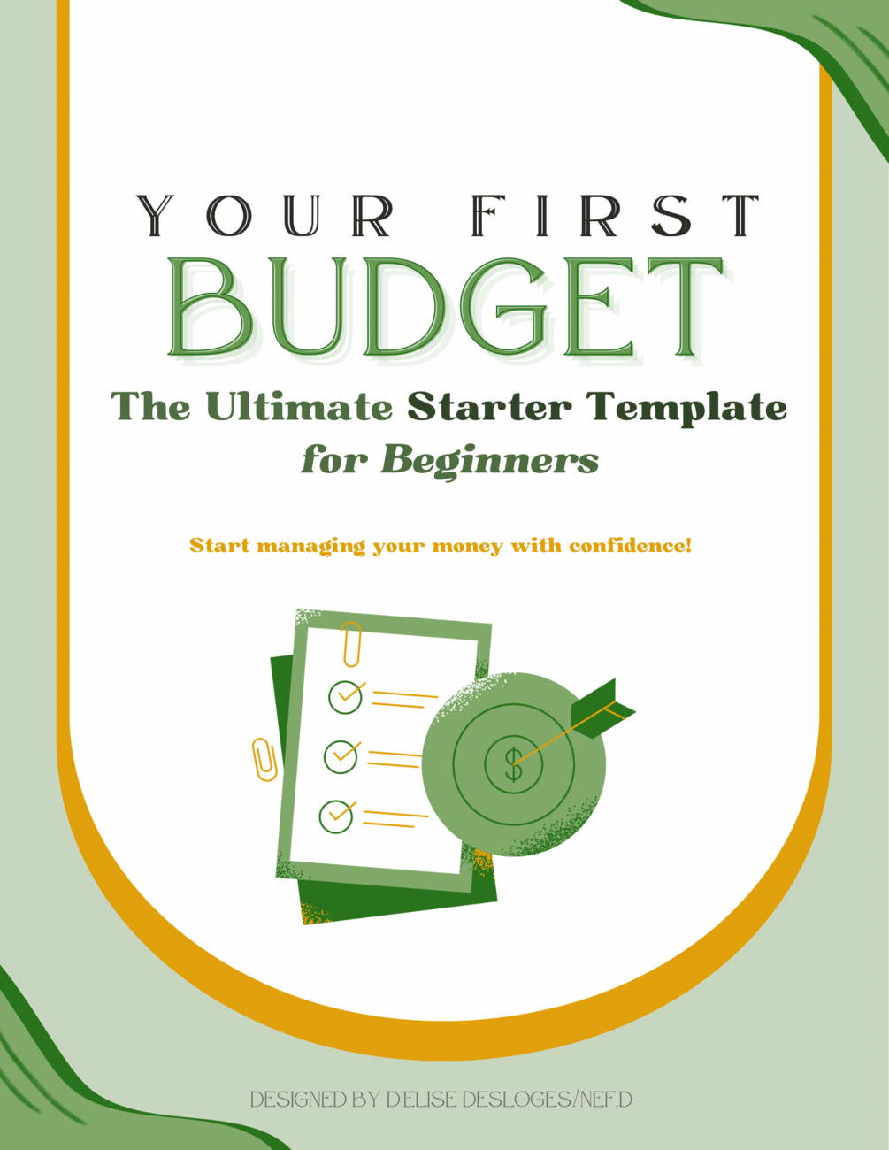 Your First Budget: Ultimate Budgeting Planner (Digital PDF)