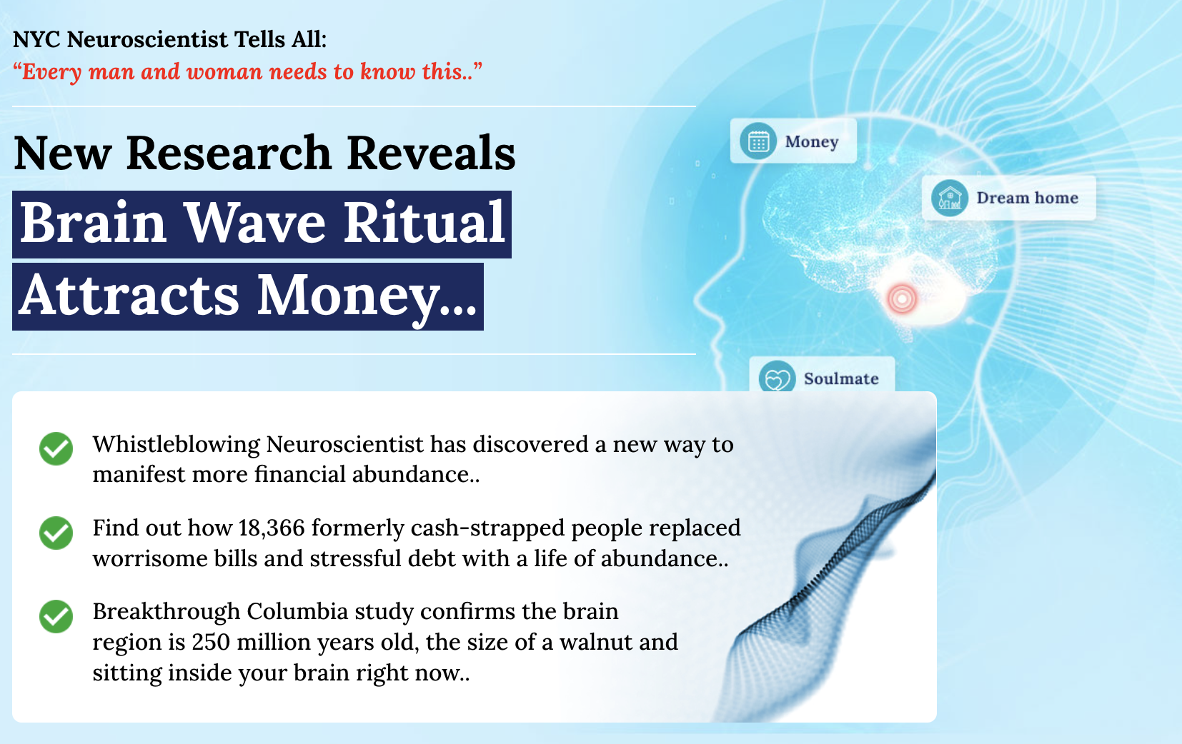 Billionaire Brain Wave (guided meditation for abundance health and wealth)