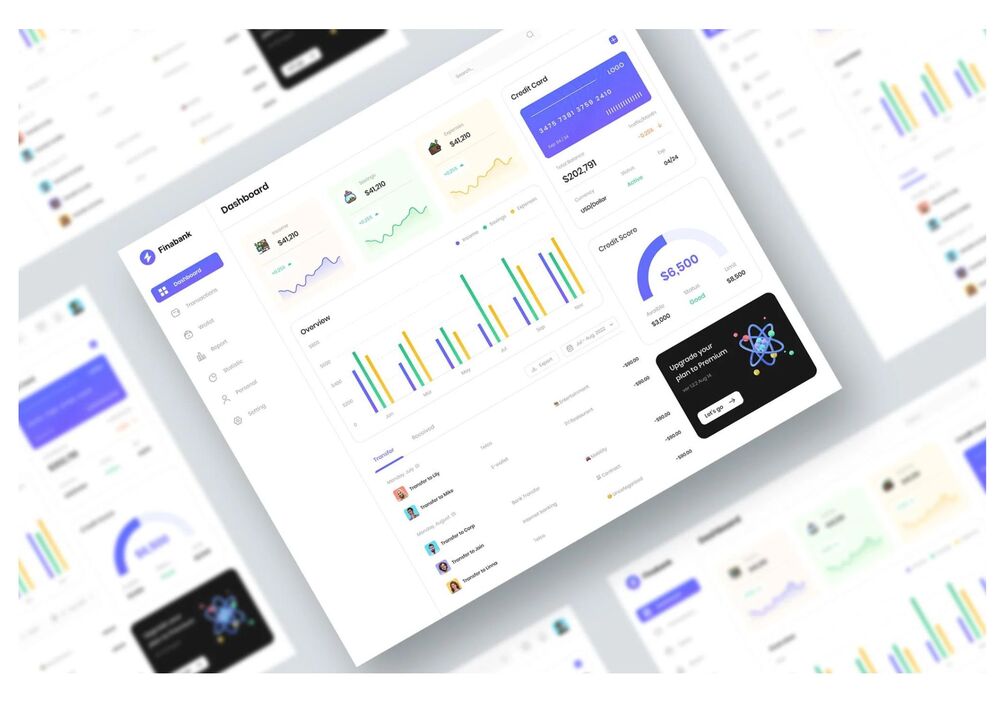 Finance Dashboard UI KIT
