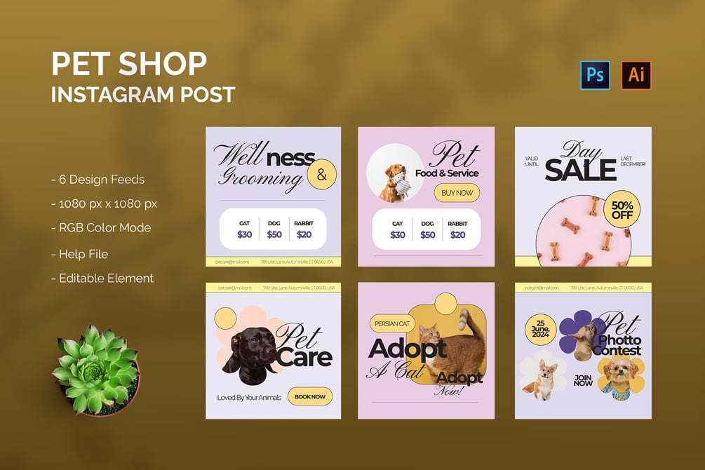 Pet Shop - Instagram Post