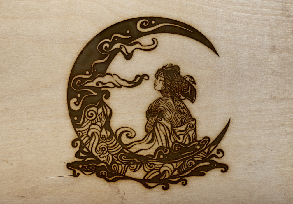 moon magick svg, woman on moon svg, goddess mandala svg