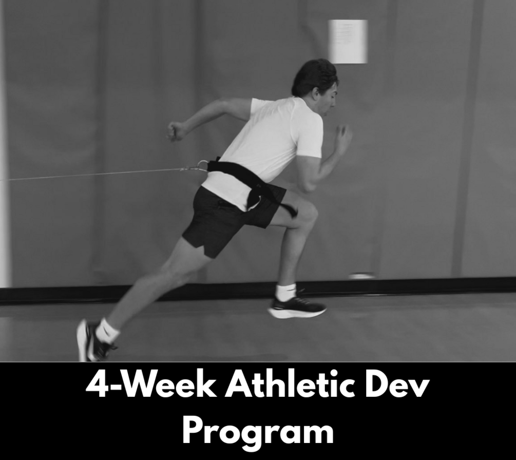 4 Week Training Program For Athletic Development (2x/Week - Sprints ...
