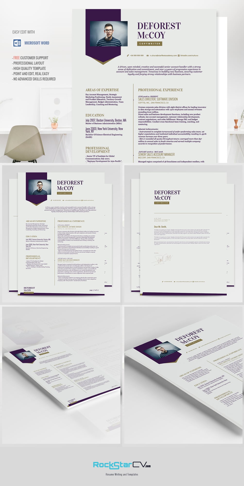 Priam Resume Template
