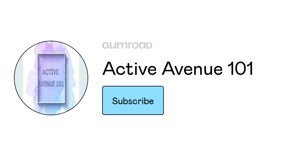 Active Avenue 101