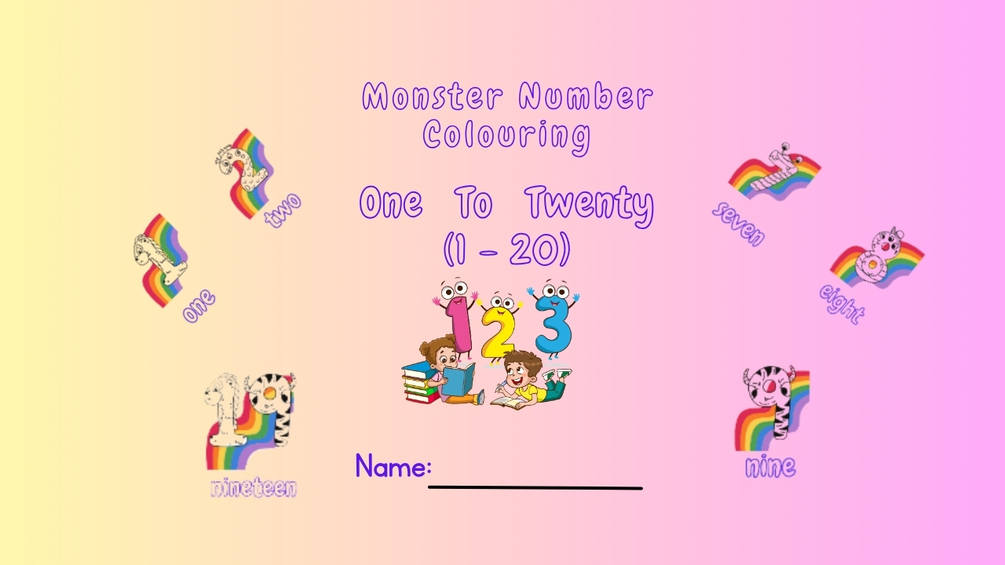 Monster Number Colouring