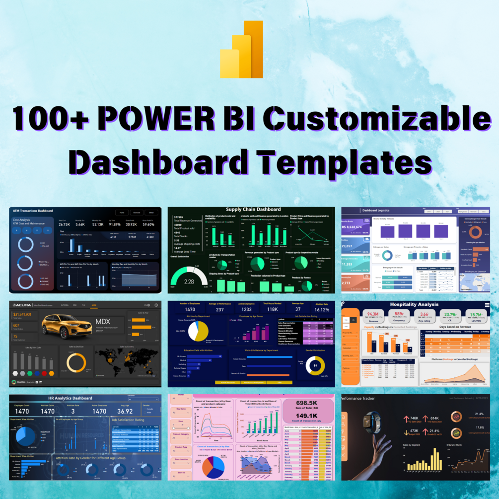 100+ Power BI Dashboard Template, Dashboard Templates for Data ...