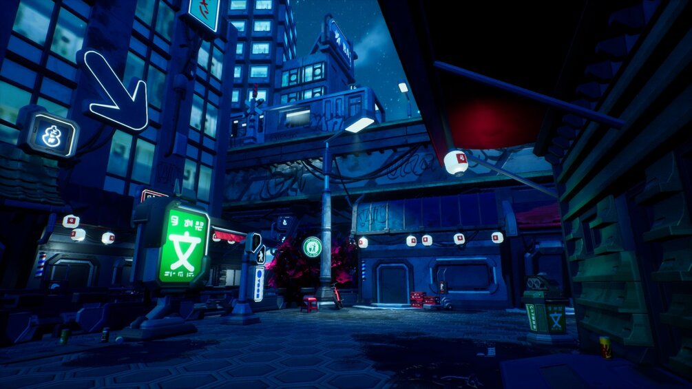 Neo Tokyo - Stylized Cyberpunk City
