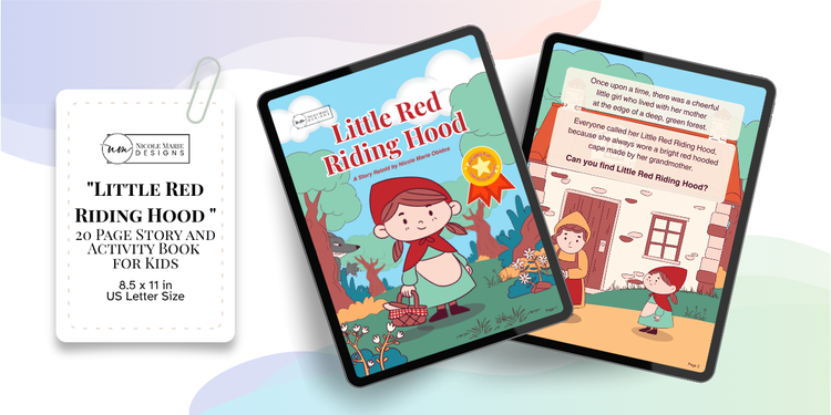 Children's Story and Activity Book _ Little Red Riding Hood (Digital ...