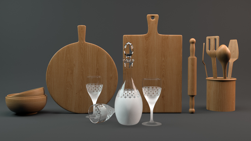 Kitchen Models starter kit for maya and 3ds max