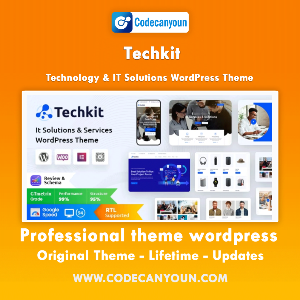 Techkit – Technology & IT Solutions WordPress Theme
