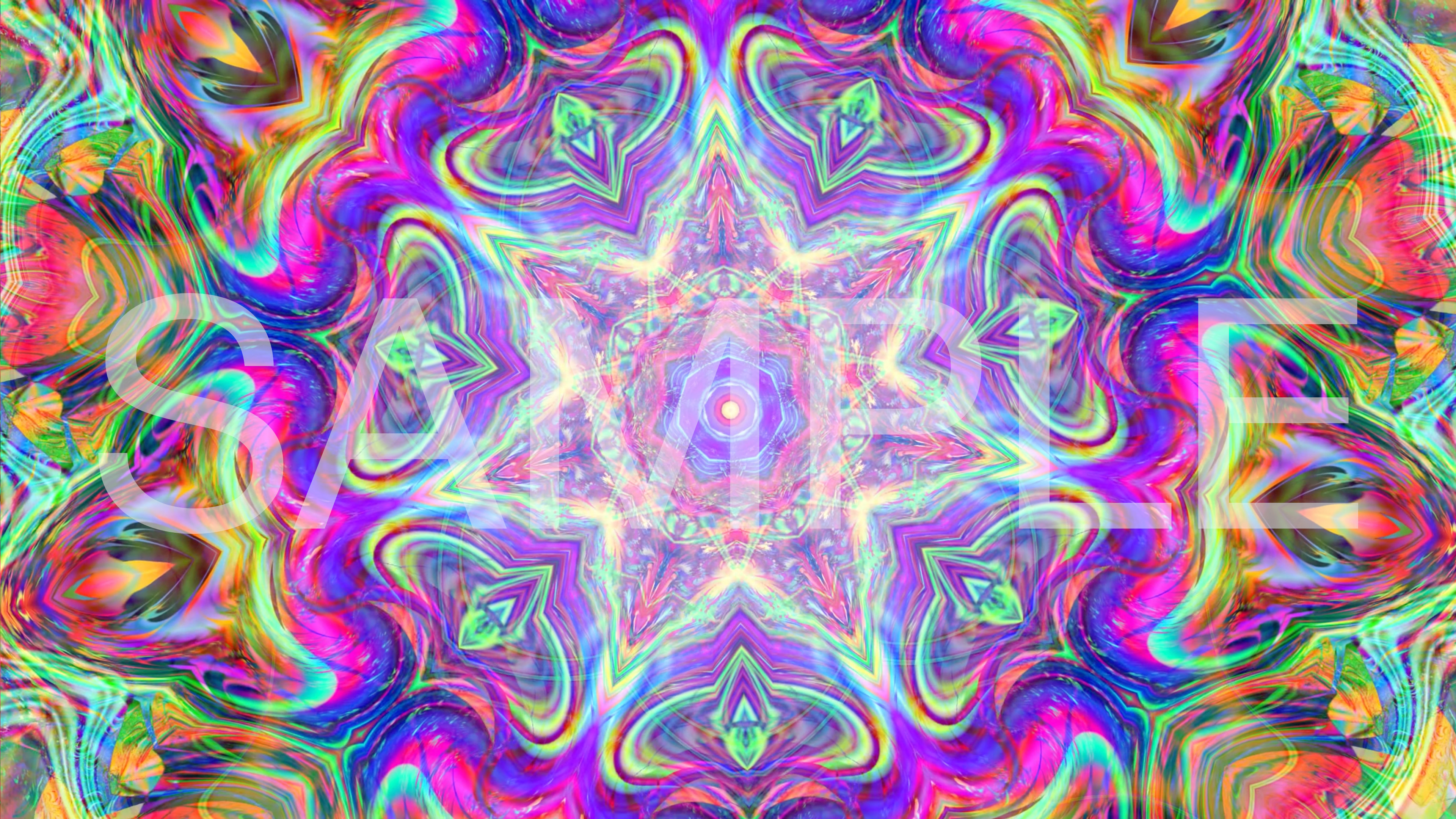 5 Pack Multi Purpose 4K Digital Art #7 - Psychedelic printable art for ...