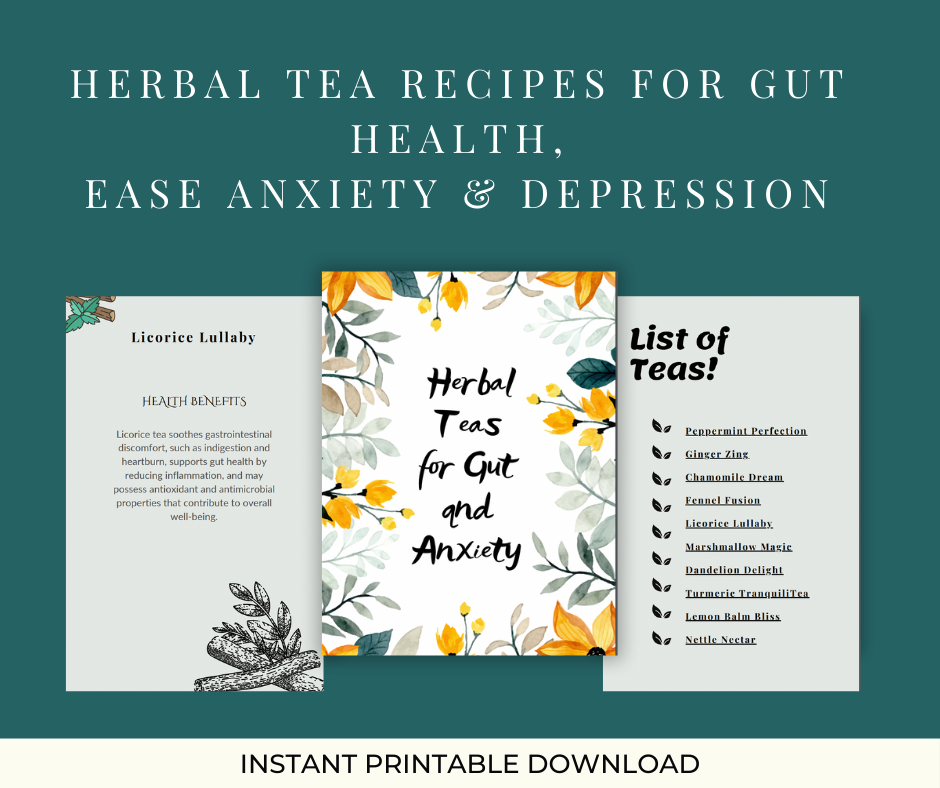 Gut-Healing & Anxiety-Relief Tea Recipes eBook