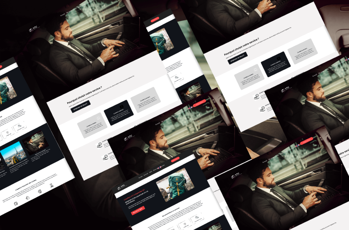 Booking website for VTC - One page