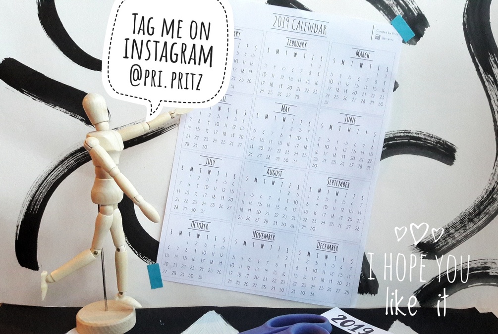 2019 Mini Calendars
