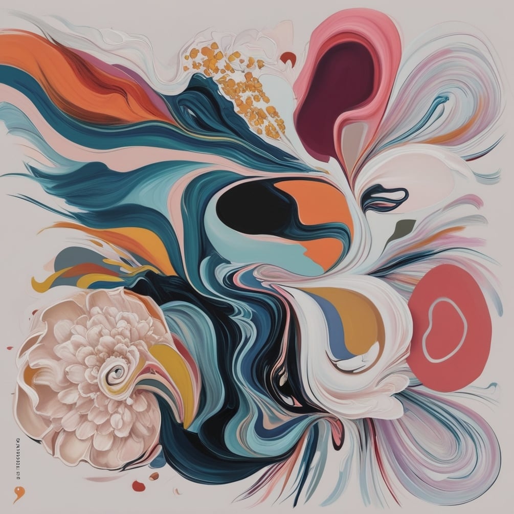 🌸 Mesmerizing Abstract Expression Images of Flowers 🎨 # ...
