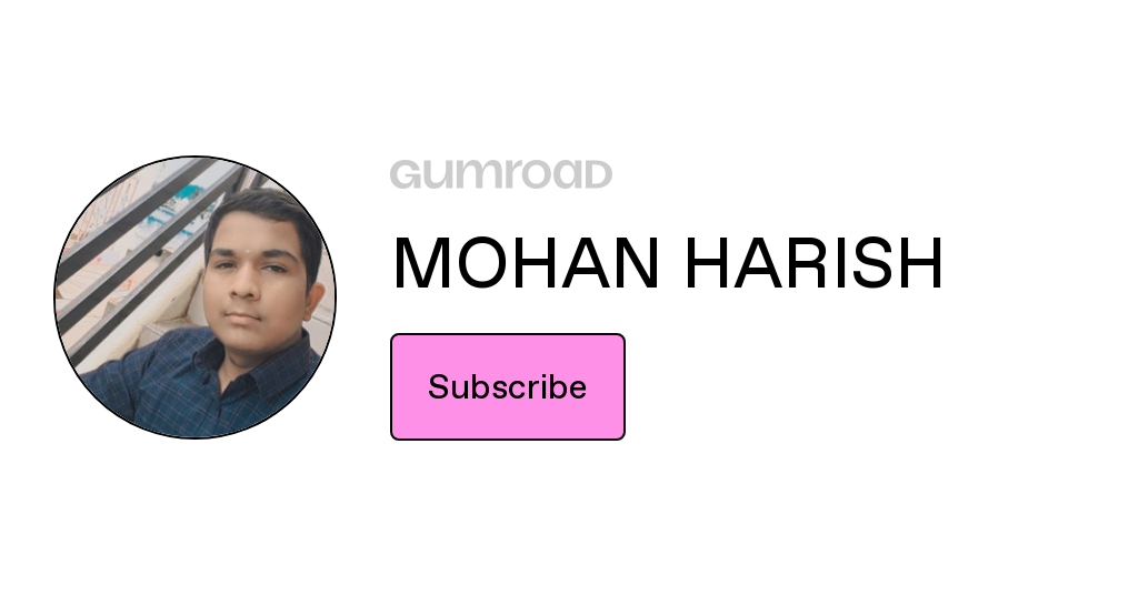 MOHAN HARISH