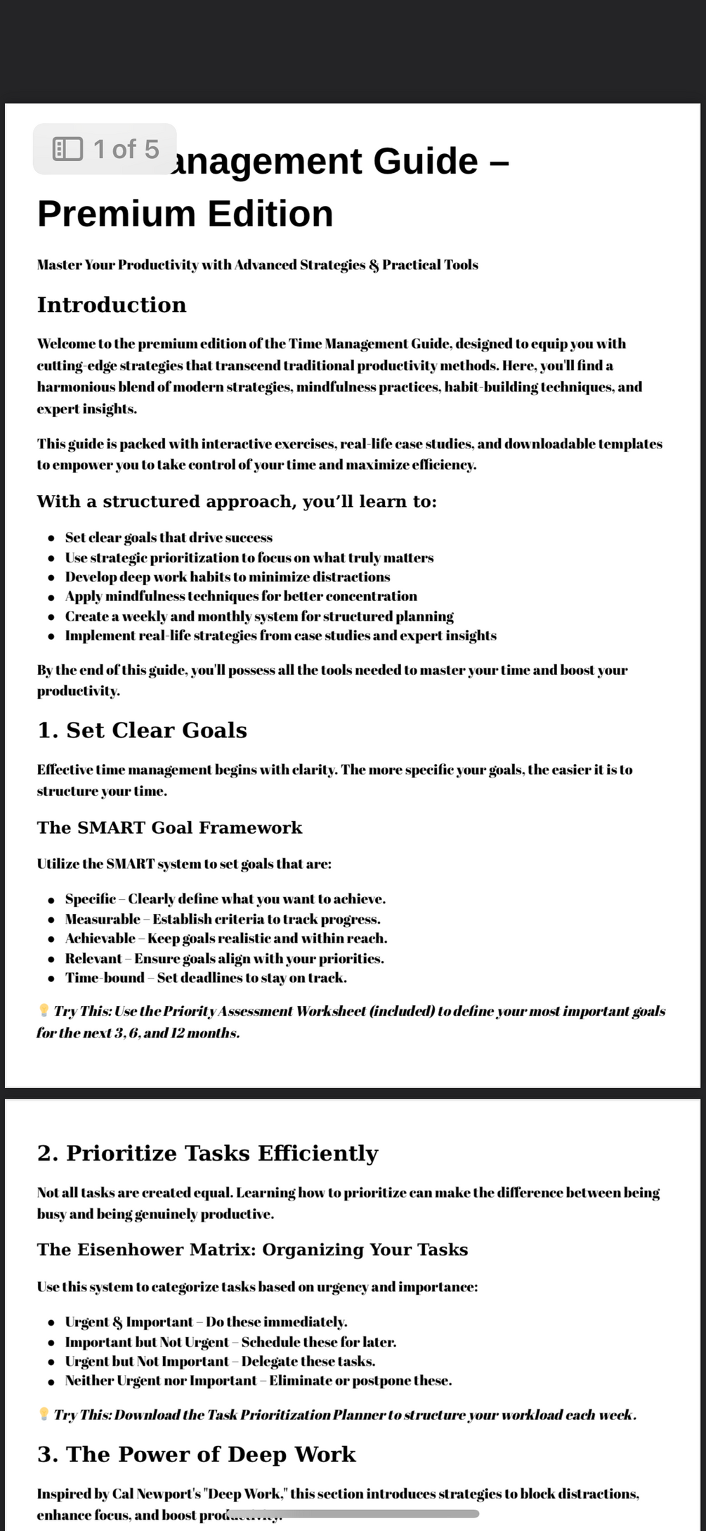 Time Management Guide