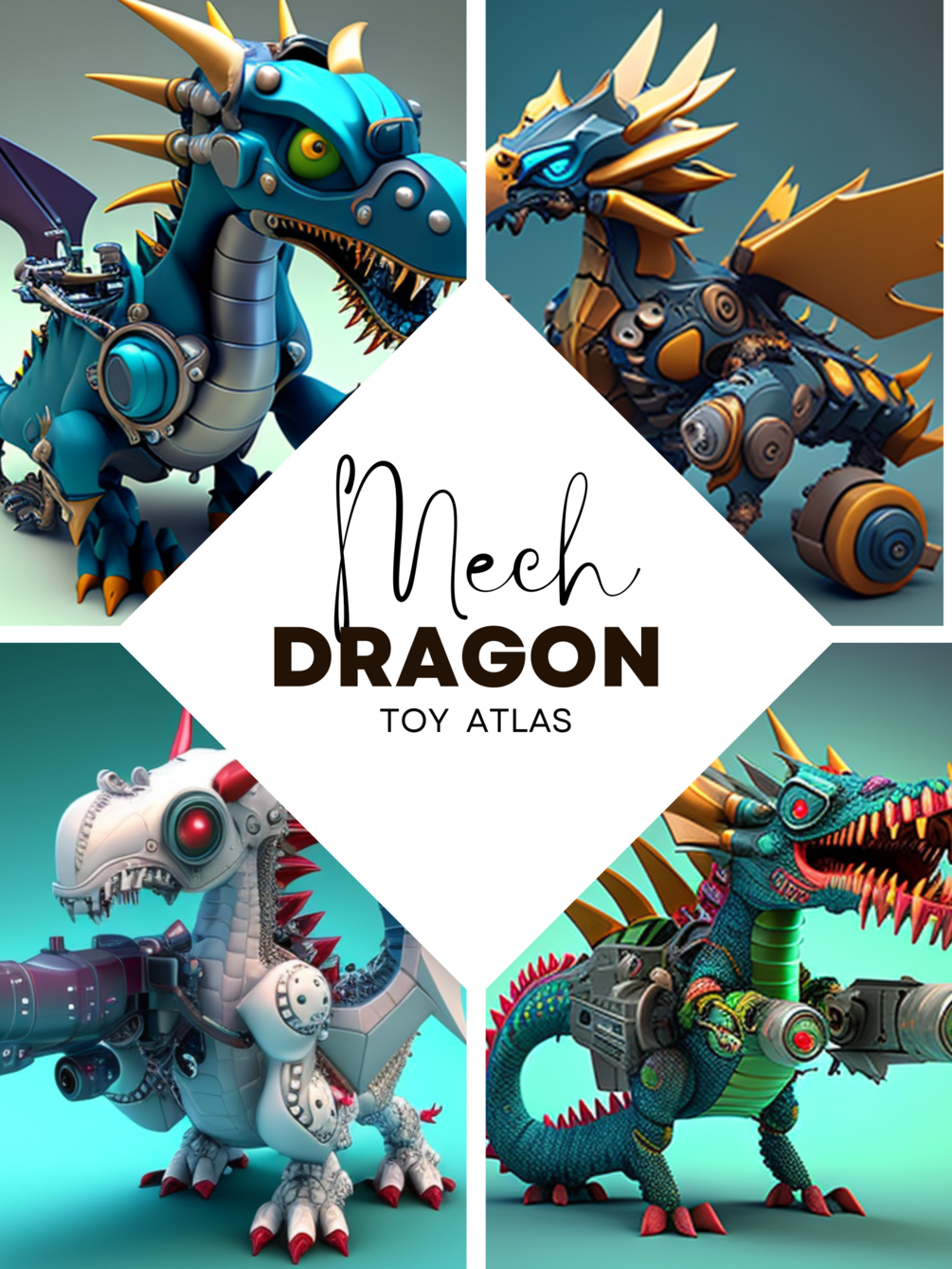 Toy Mech Dragon Atlas
