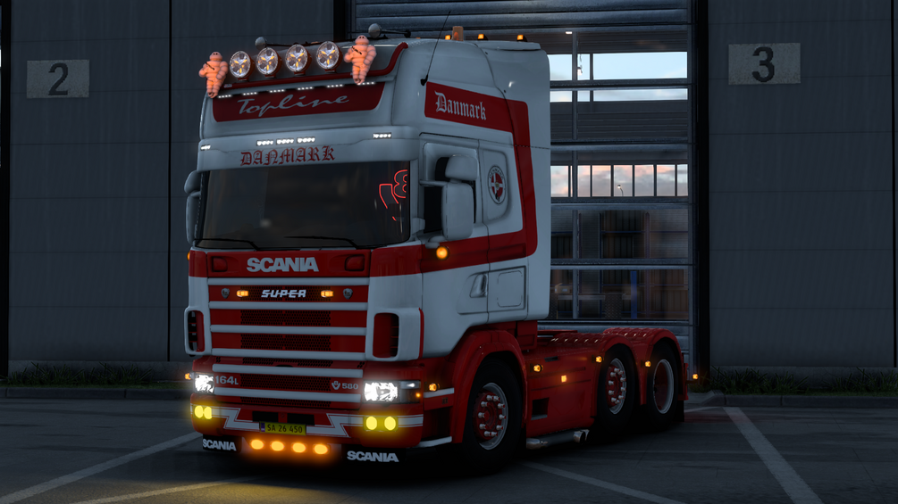 Danmark RJL Scania 4 Series Skin