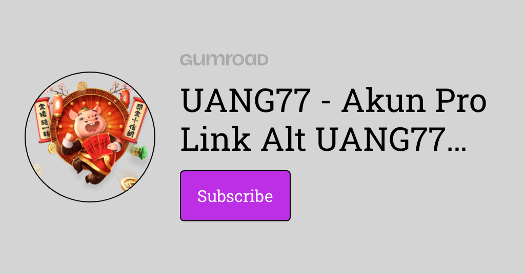 UANG77 - Akun Pro Link Alt UANG77 Slot Terbaik