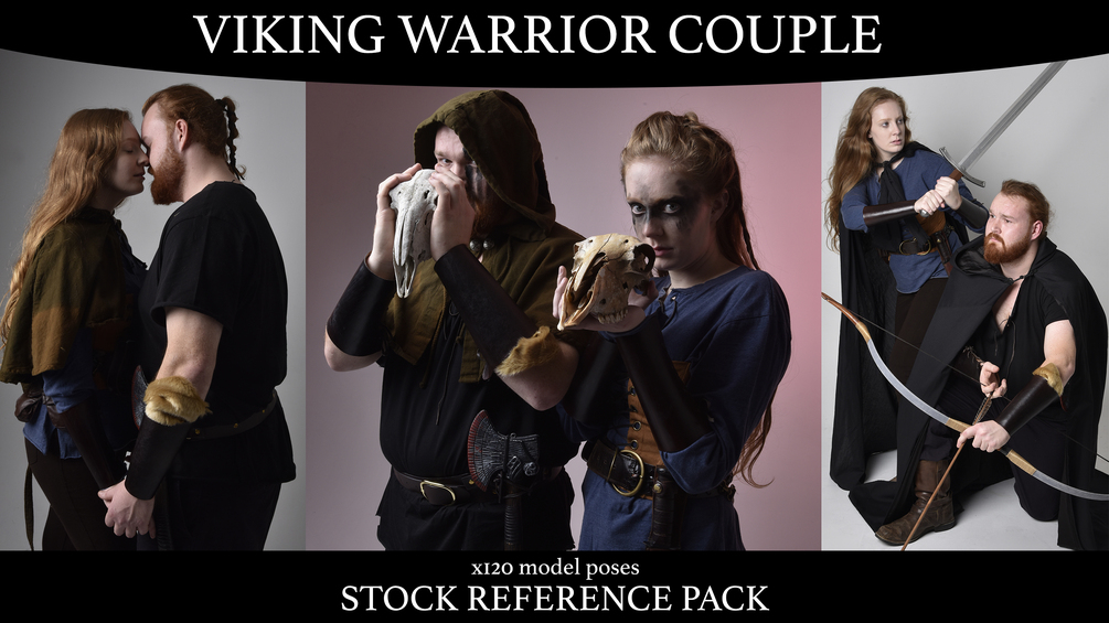 Viking Couple - Stock model reference pack