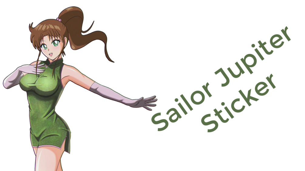Sailor Jupiter Fan Art Sticker