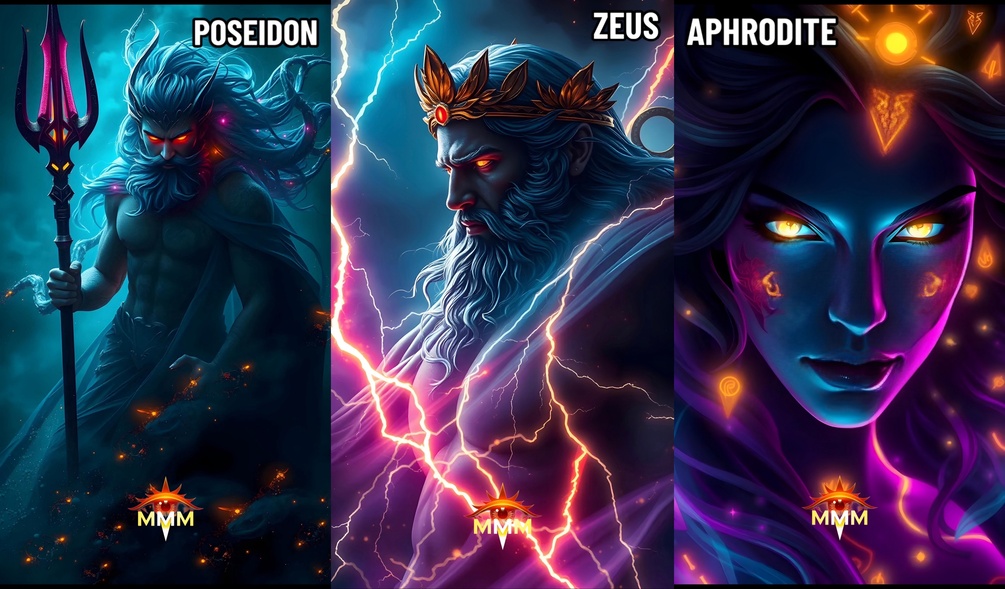 GODS of OLYMPUS: "POSEIDON" x 1 (digital-art)
