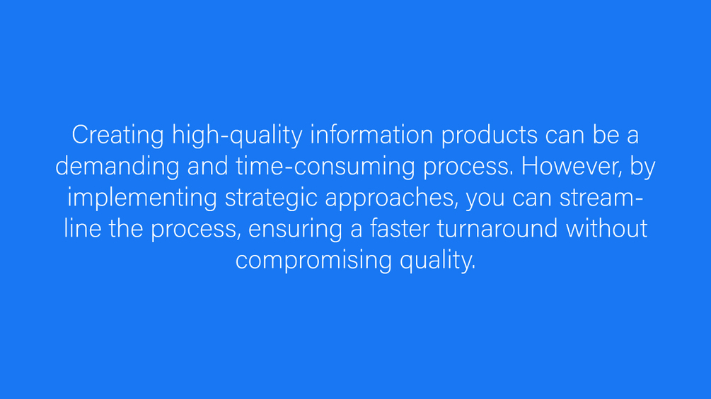 10 Ways to Create Your Next Information Product Faster