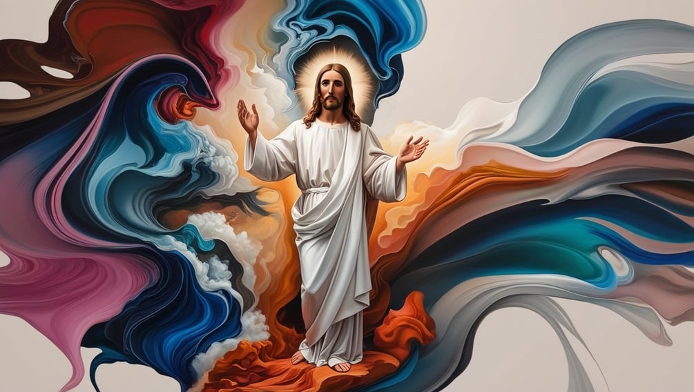 🎨Divine Abstract Expression: Images of Gods 🌟